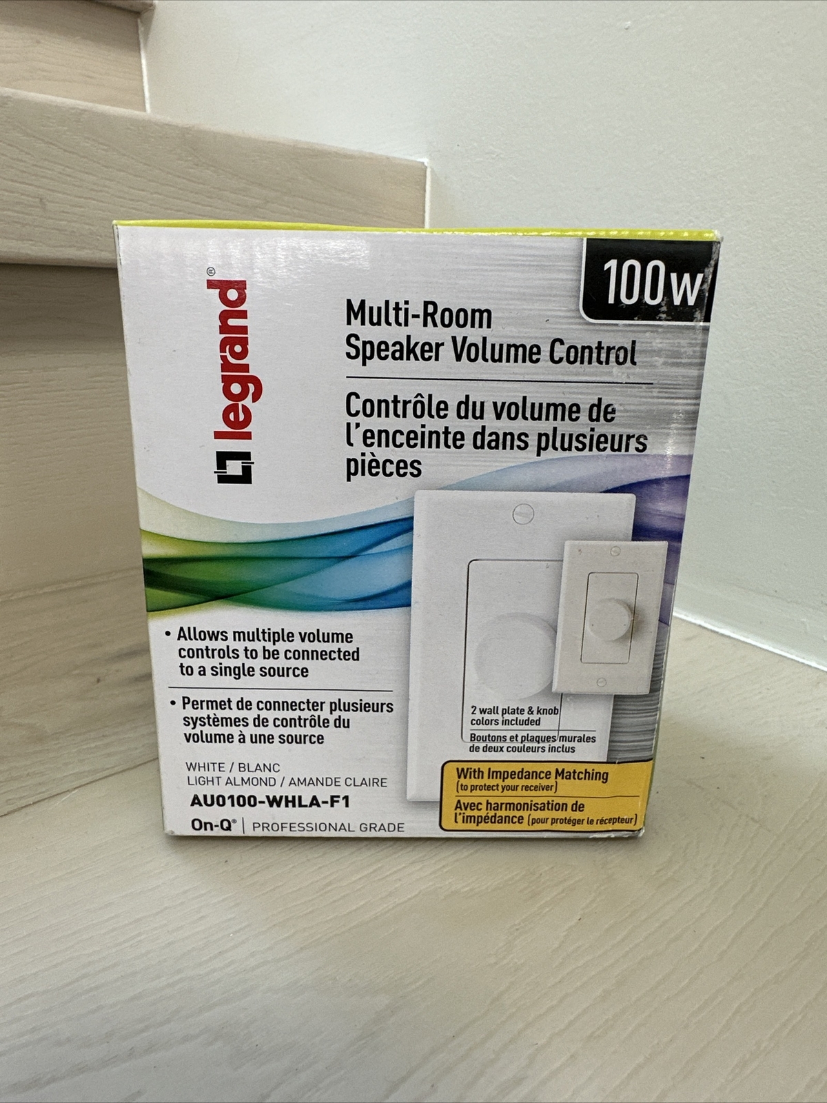 Legrand+On-Q+100w+Multi-Room+Speaker+Volume+Control+AU-0100-WHLA-F1 for ...