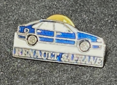 Pin's Pin Pins- Renault Safrane (bleu) | eBay