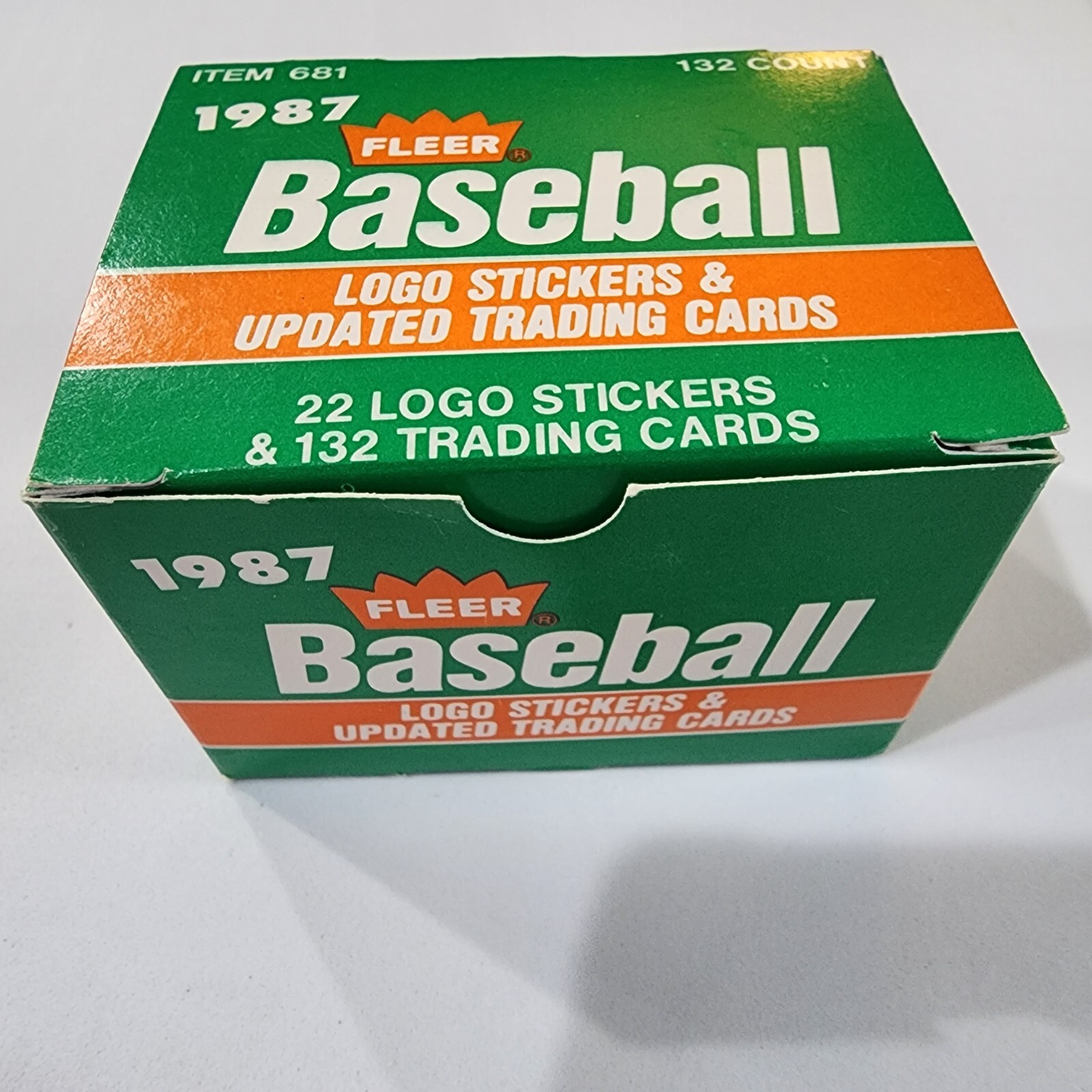 1987 FLEER LOGO Stickers & Updated Trading Baseball Cards Boxed Set | eBay