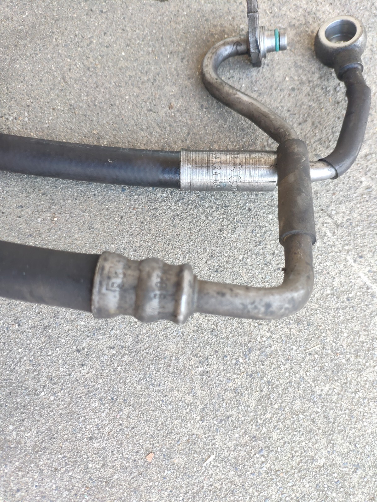 2008 Mercedes E350 W211 Power Steering Oil Fluid Cooler Line Pipe ...