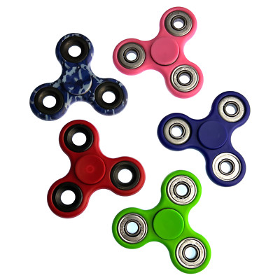 5 PACK Hand Spinner Tri Fidget Spinner Ceramic EDC Focus Toy Kids/Adult ...