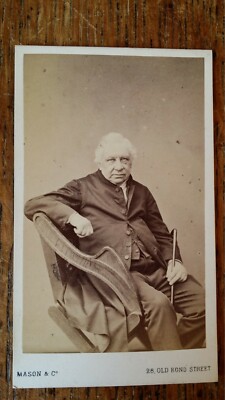 1860'S ANTIQUE CDV PHOTOGRAPH DR JAMES JEREMIE DEAN OF LINCOLN - MASON ...