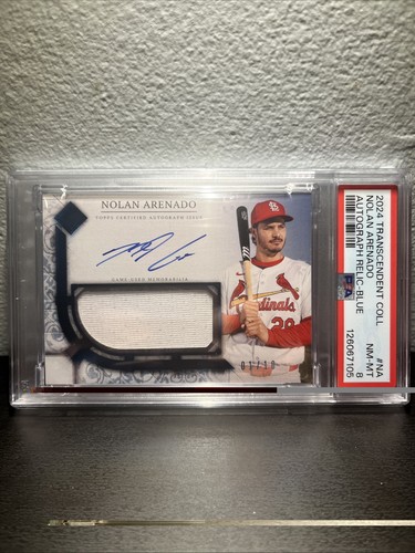 2024 Topps Transcendent Collection #TCAR-NA Nolan Arenado Auto Relics ...