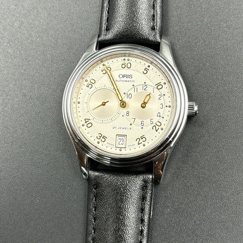 ORIS Classic Regulator 7473 35mm Automatic White Dial Leather Watch from Japan | eBay
