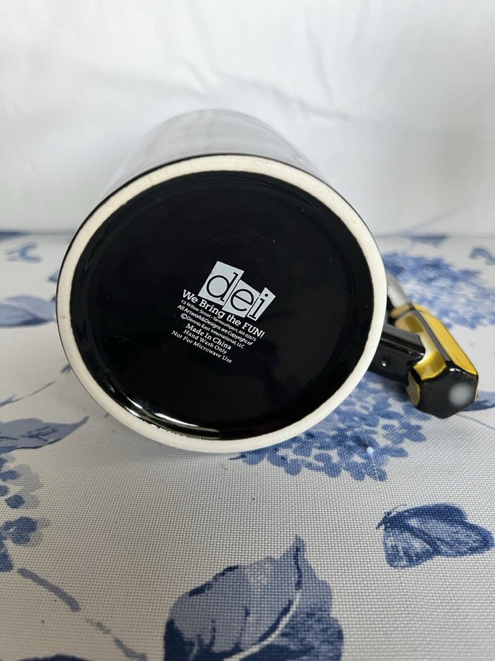 dei We Bring The Fun Screwdriver Coffee Mug. Black And Yellow | eBay