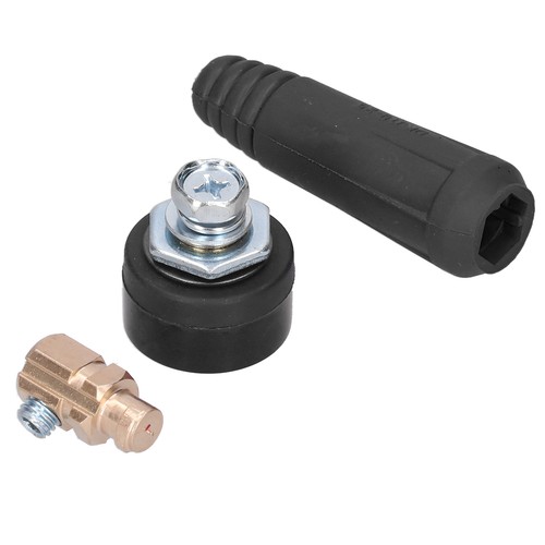 2 Packs Quick Coupler Socket Plug Welding Cable Connector Power Tools ...