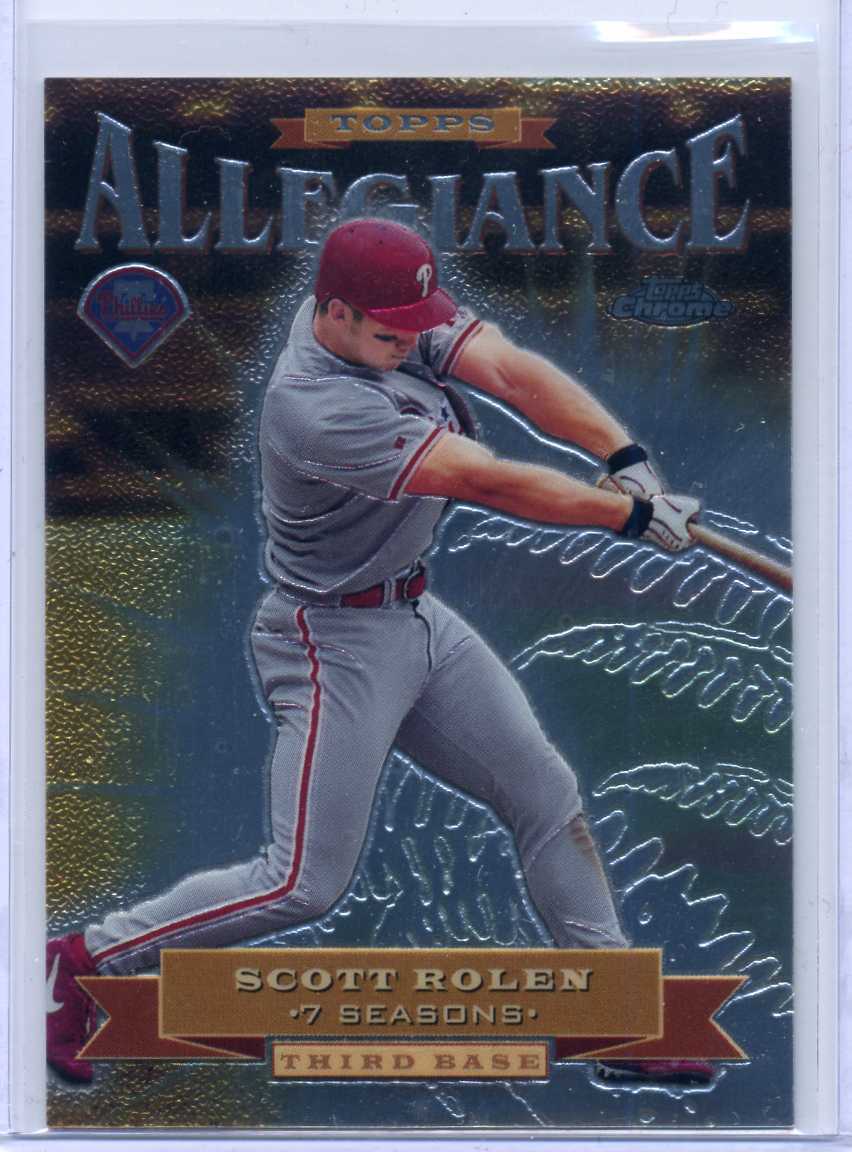 Scott Rolen 2000 Topps Chrome ALLEGIANCE #18 - PHILLIES | eBay