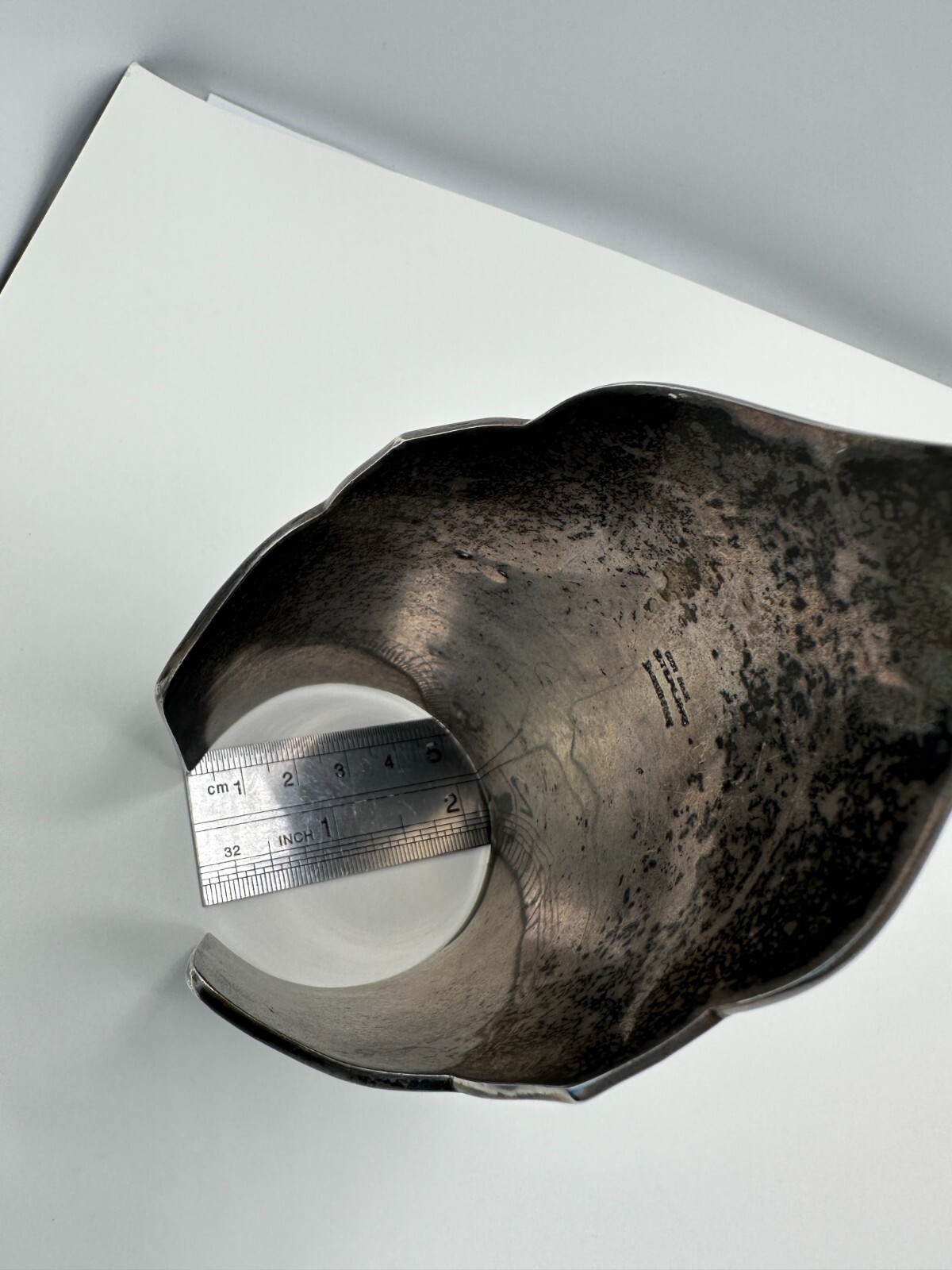 VTG Sterling Silver Siam Manimekhala Goddess Cuff bracelet 133.9g ...