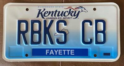 Kentucky VANITY License Plate RUBIK'S CUBE | eBay