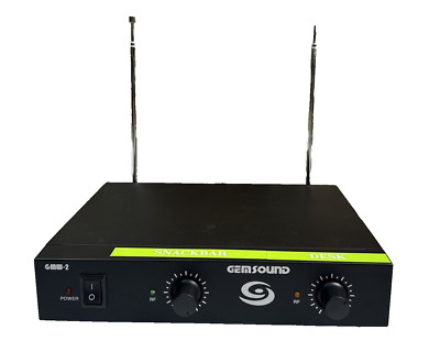 Gem Sound Model: GMW-2 Dual-Channel Wireless Mic System/ READ | eBay