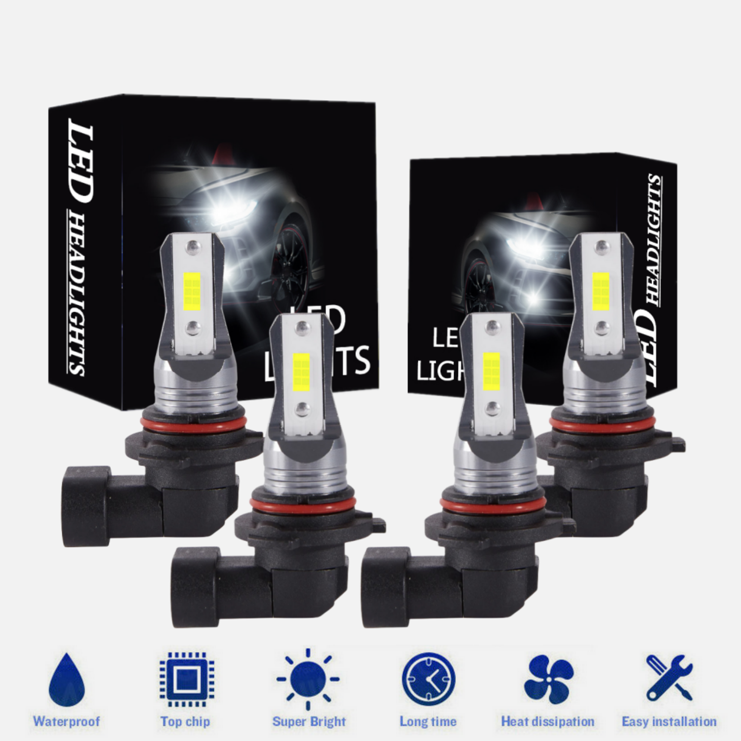 For Chevy Camaro Z28 Coupe 2-Door 5.7L 1998-2002 LED Headlight High Low ...