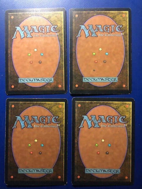 4x Mountain, Tempest & Urza's Saga Magic Cards Basic Lands LP, COMBINE ...