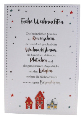 Spruch Weihnachten Karte