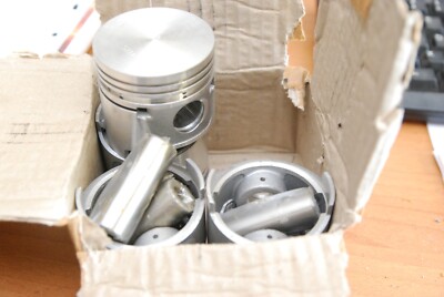 Mazda 800 familia SA engine pistons set with pins clips std 58mm | eBay