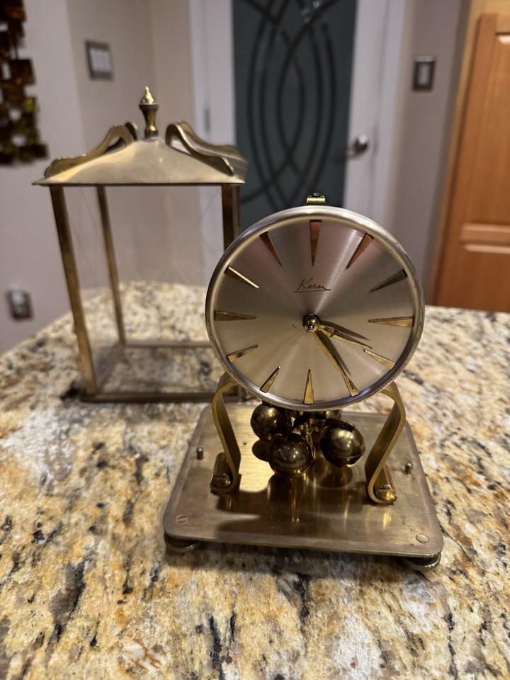 Vintage Mid Century Anniversary Clock Kern Torsion Clock Vintage ...