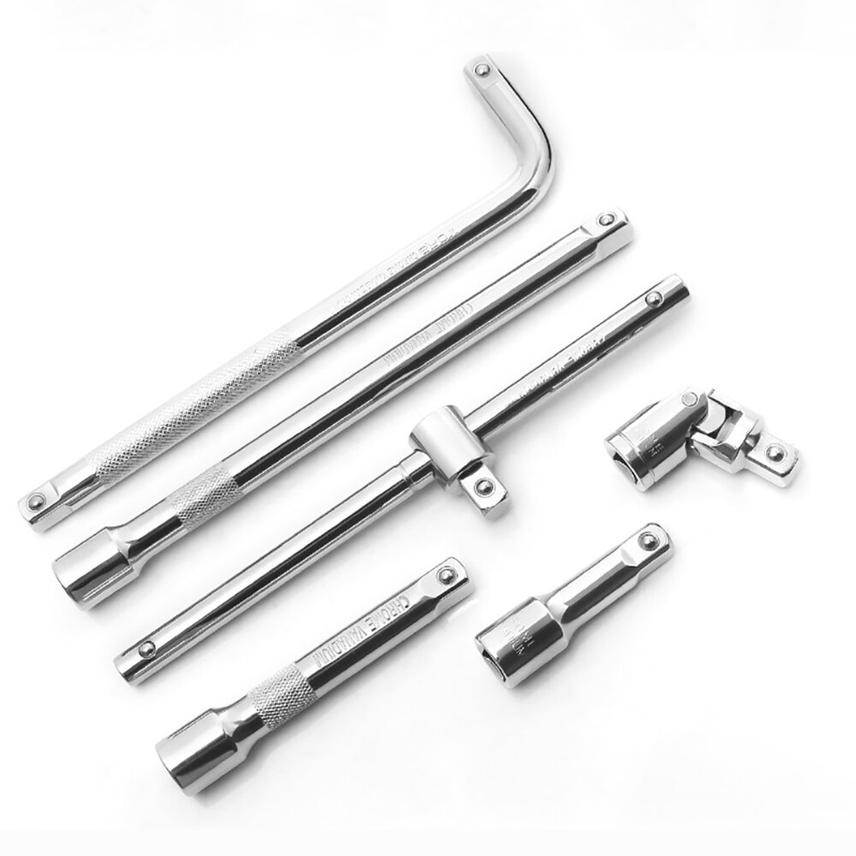 L-Bar T-Type Wrench Spanner Socket 1/4" 3/8" 1/2" Drive 150mm-350mm ...