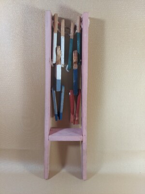 Vintage Wooden Toy Squeeze Flip Trapeze Double Acrobat Gymnast Toy | eBay