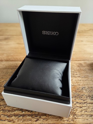 Original White Seiko Empty Watch Presentation Box With Pillow & Outer ...