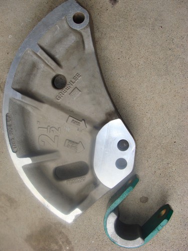 GREENLEE 881CT PIPE BENDER SHOE 2 1/2" rigid, imc, EMT w/SADDLE ...
