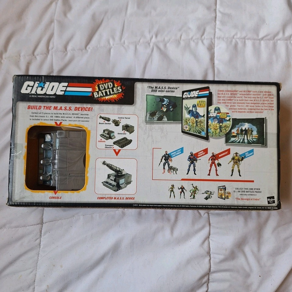 2008 GI Joe DVD Battle The M.A.S.S. Device Hasbro Toy Brand New Sealed ...