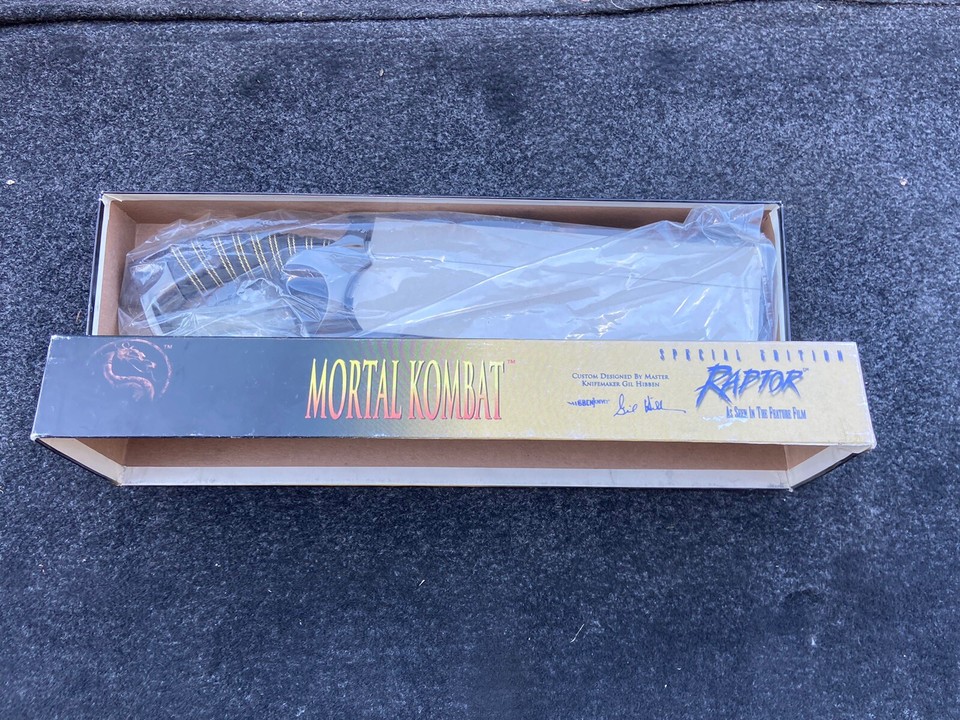 1995 Gil Hibben Mortal Kombat Special Edition Kano Knife - UC750-MK ...