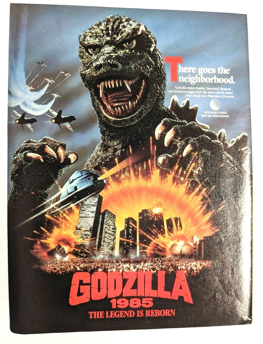 Godzilla 1985 Vhs