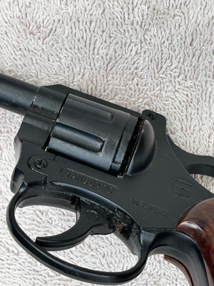 Vintage Vanguard Cap Prop Toy Gun Pistol Revolver Diecast Made in Italy ...