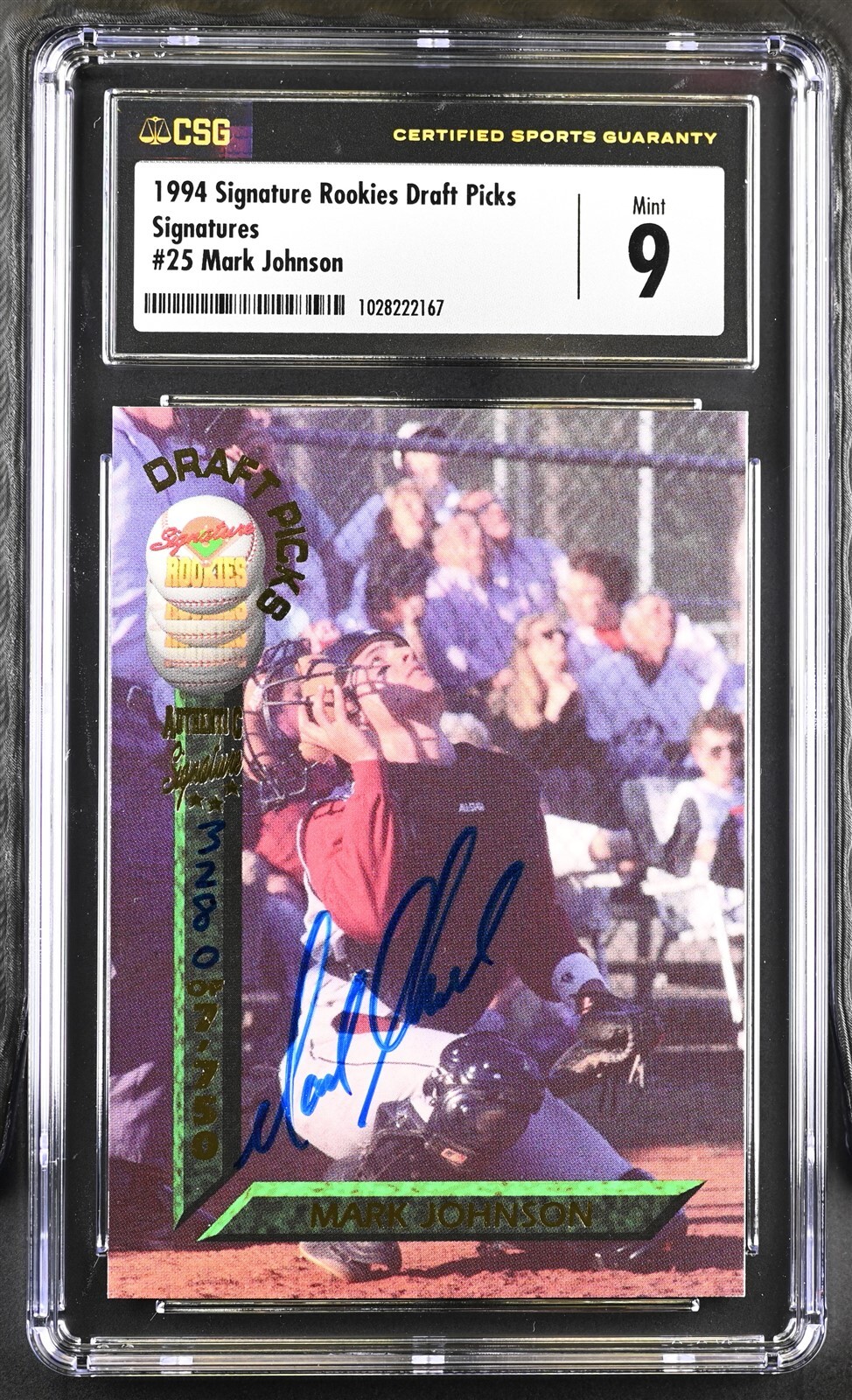 1994 Signature Rookies Draft Picks - Mark Johnson #25 Autographs /7750 ...