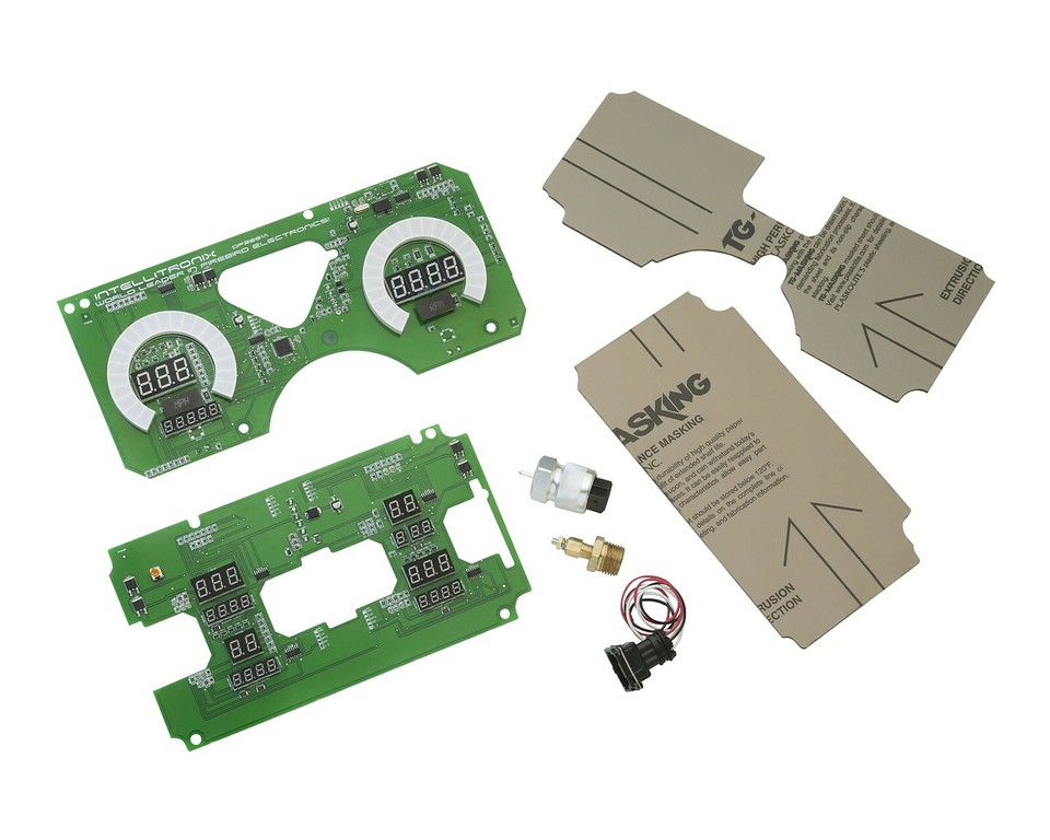 1982-1990 FIREBIRD TRANS AM DIGITAL DASH PANEL KNIGHT RIDER KITT GREEN ...