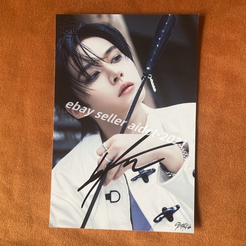 STRAY KIDS 合 HOP WALKING ON WATER AUTOGRAPHED SIGNED PHOTO 4*6 K-POP ...