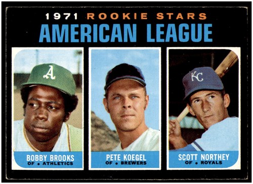 1971 Topps #633 AL Rookie Stars ( Brook/ Koegel / Northey) | eBay