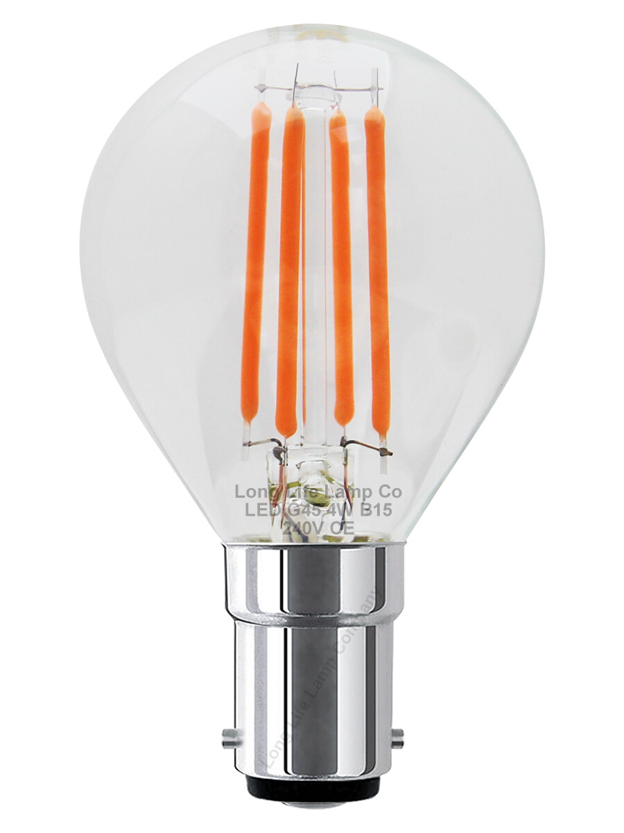 PURPLE LED Golf Ball 4W Light Bulb Modern G45 Coloured Lamps E14 B22 ...