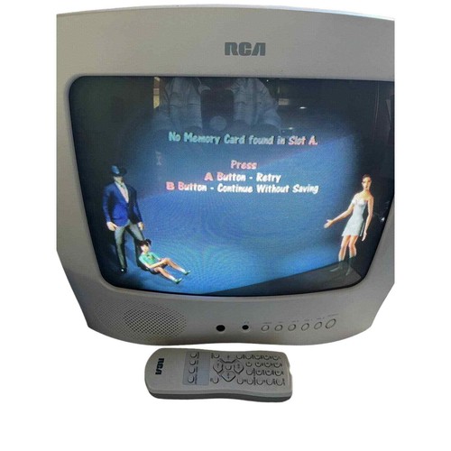 RCA Model E13344 13" CRT Color Television TV Retro Gaming - Tested With ...