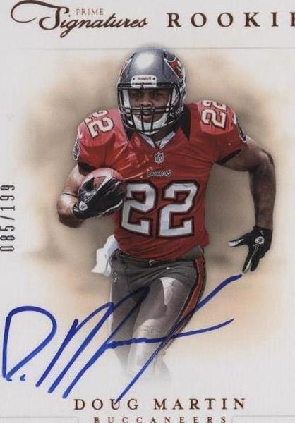 2012 Panini Prime Signatures - Rookie Signature #251 Doug Martin /199 ...