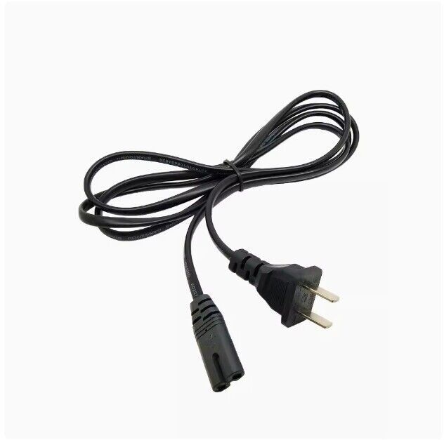 Autolizer CBLPC6BKC8 US 2-Prong Port Pin AC Power Cord Cable Adapter ...