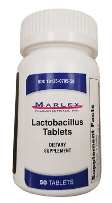MARLEX Lactobacillus Tablets 50 ct ^ | eBay