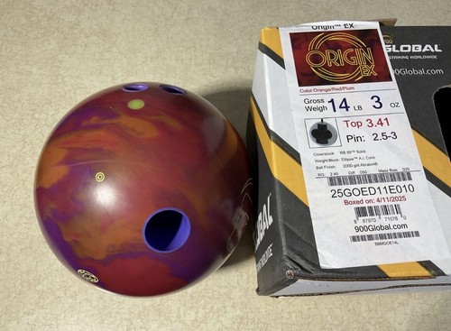 900 Global Origin EX Left Hand Drilled 14lb Bowling Ball | eBay