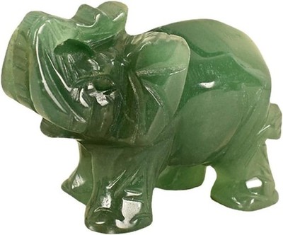 Green Elephant Ornament, Elephant Statue, Jade Stone Handcraft Natural ...
