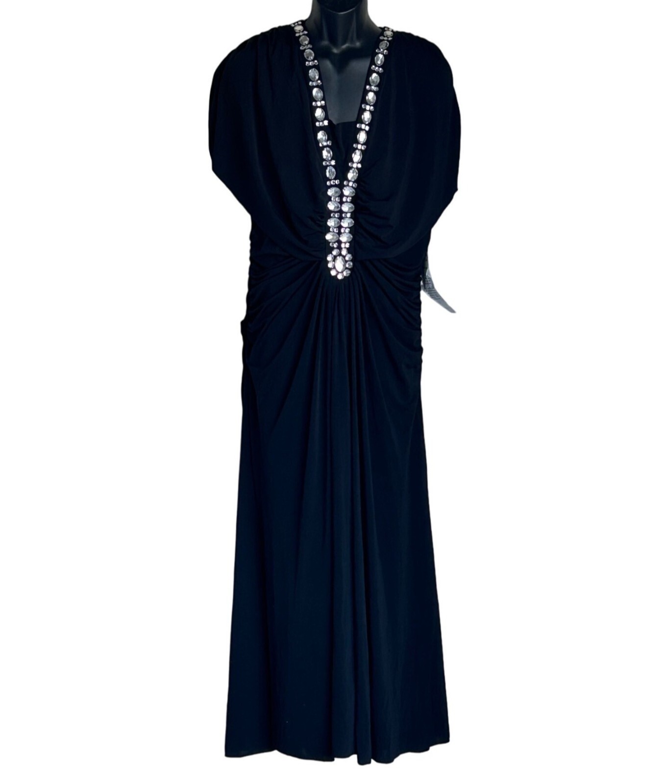 Ashro Black Evening Formal Gown Size 16W | eBay