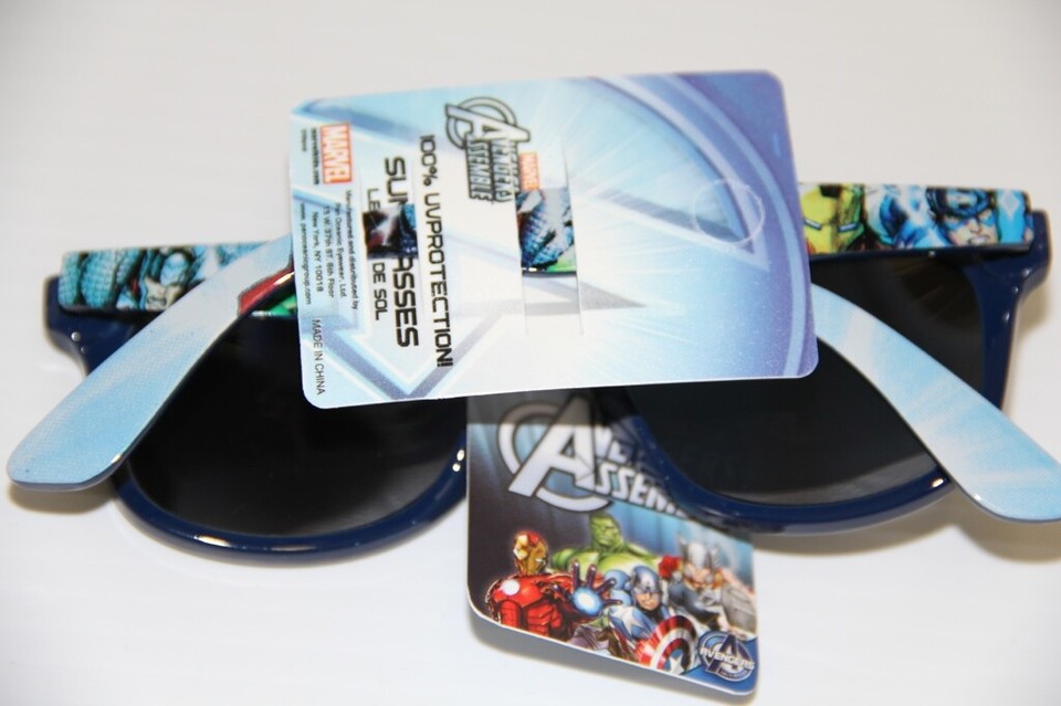 Marvel Avengers Boys Sunglasses 100% UV Protection Kids Sun Shades 3 ...