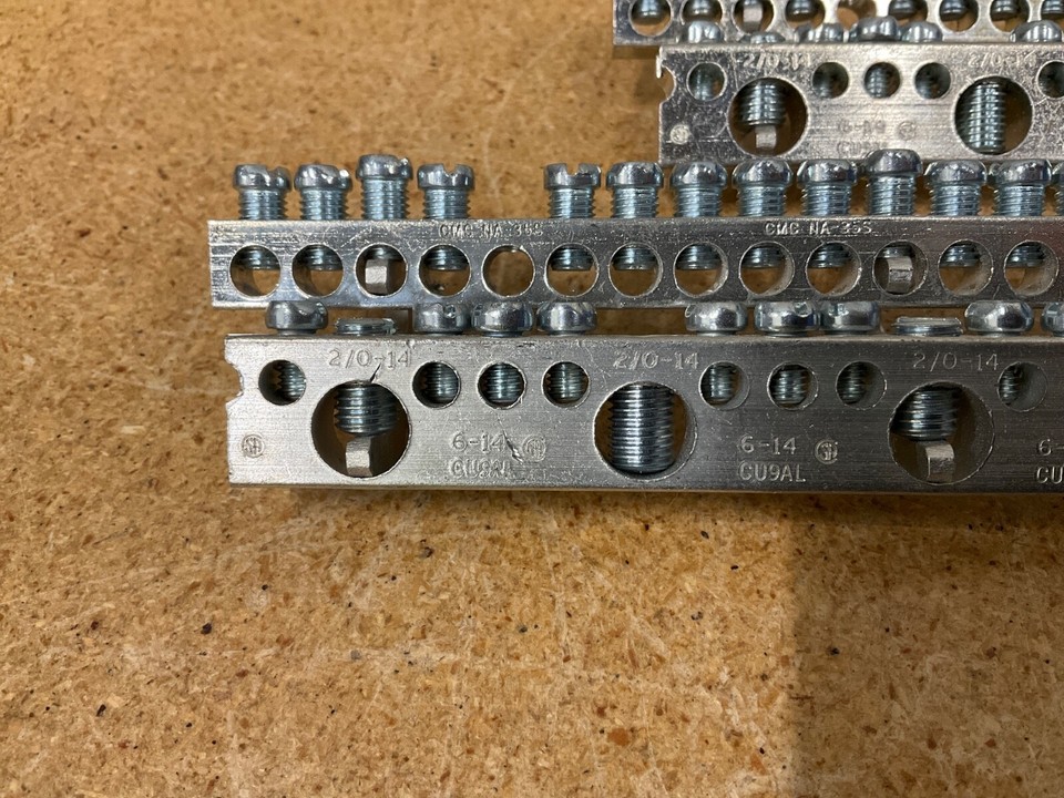 Lot of 2 Sets of CMC SCB2/0 6-14 11 Terminal, 4-14 CU9AL 19 Terminal ...