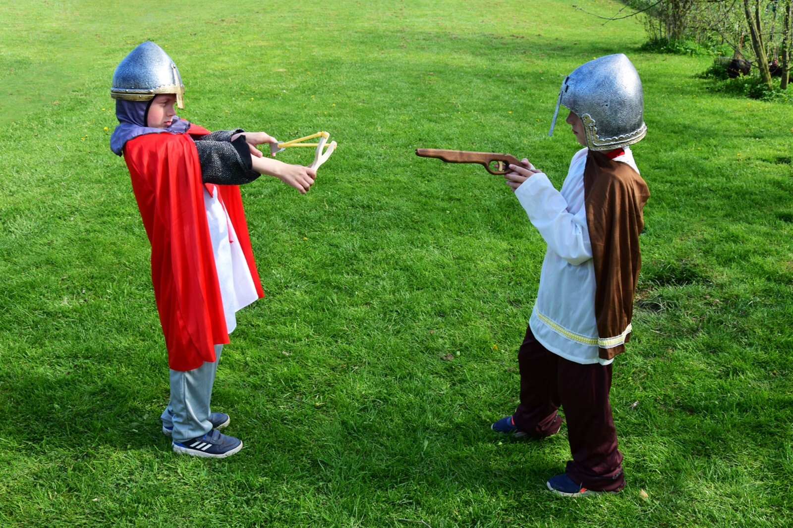 Viking Helmet Norman Nasal Toy Knight Helmet for Kids Halloween Costume ...