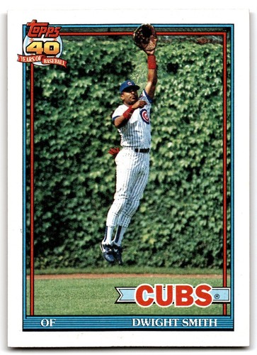 1991 Topps Baseball Card Dwight Smith Chicago Cubs #463 | eBay