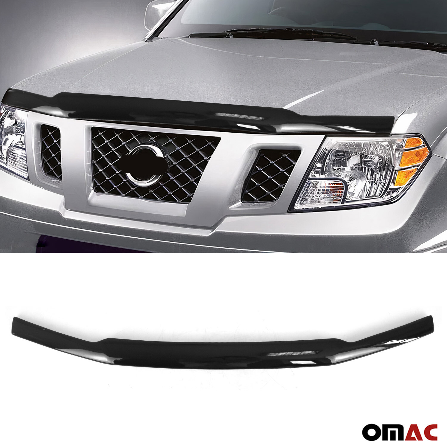 Front Bug Shield Hood Deflector for Nissan Frontier 2005-2020 Bonnet ...