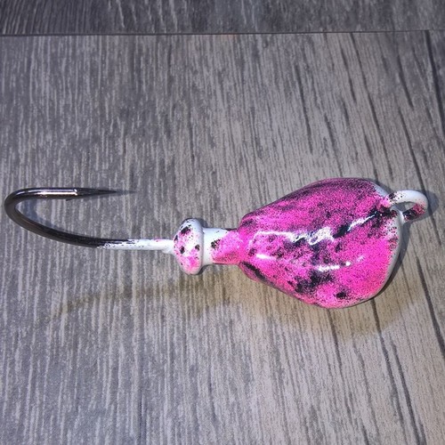 10 SPARKIE BLACKFISH JIGS **WHITE PINK BLACK **Jigs Heads Tautog T&A ...
