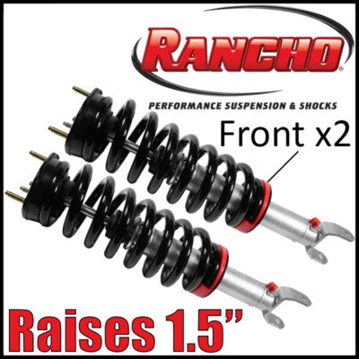 Rancho QuickLIFT 1" Front Leveling Struts PAIR fits 2006-2008 Dodge Ram ...