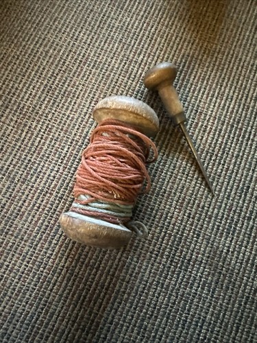 Early Antique Shaker Wooden Apple Core Spool | eBay
