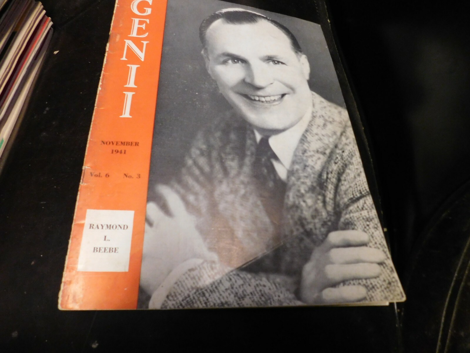 Genii Conjurors' Magic Magazine Magician Raymond L. Beebe November 1941 ...