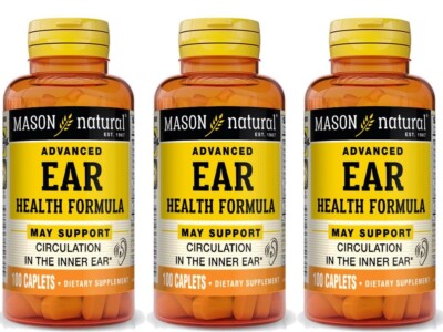 Mason Natural Advance Ear Health Natural Ear Support Supplement 3 x 100 ...