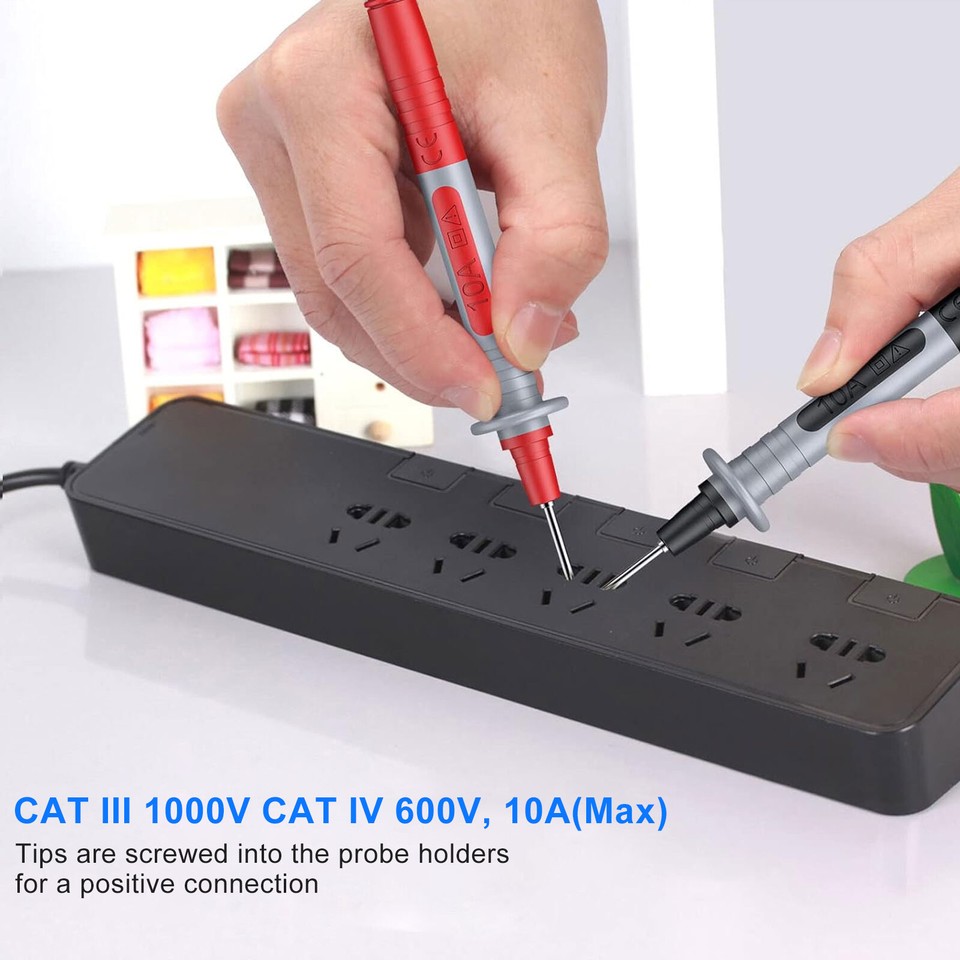 21 in 1 Multimeter Test Lead Kit Electrical Alligator Clip Test Probe ...